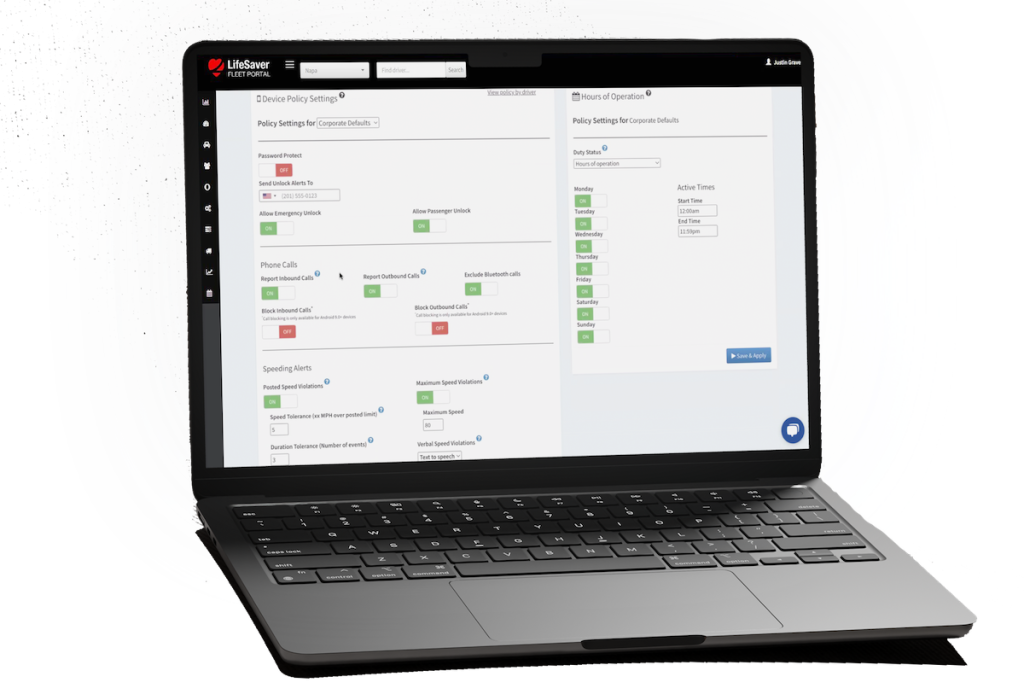 Features of Our Fleet Distracted Driving Software - LifeSaver Mobile